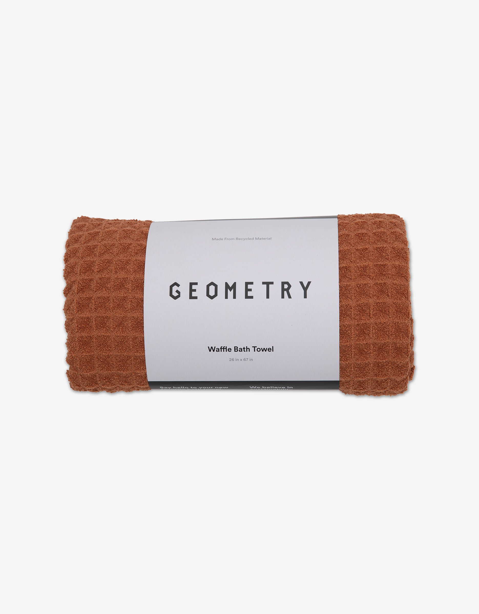 Clay Waffle Bath Towel | Geometry – GEOMETRY