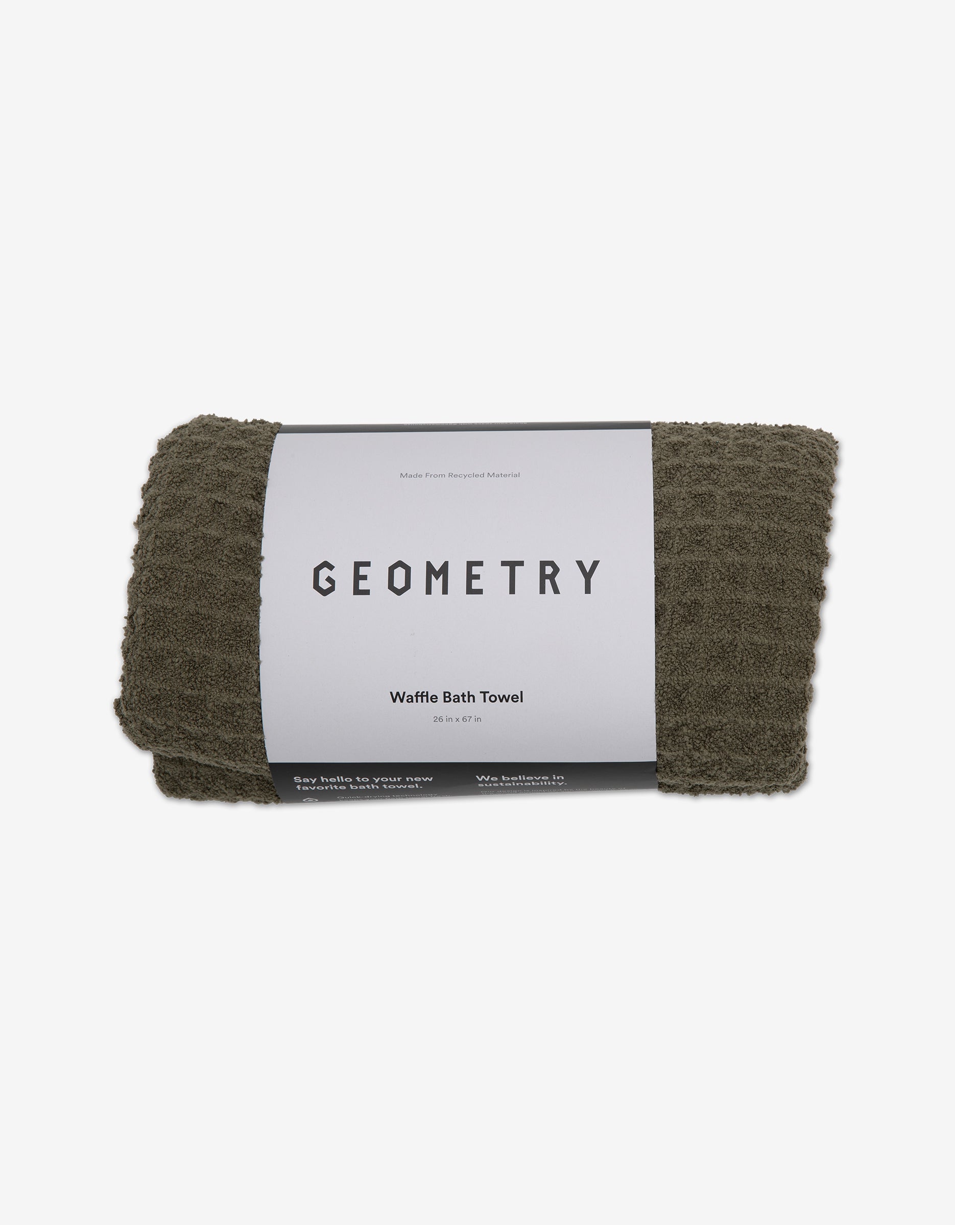 Forest Waffle Bath Towel | Geometry – GEOMETRY