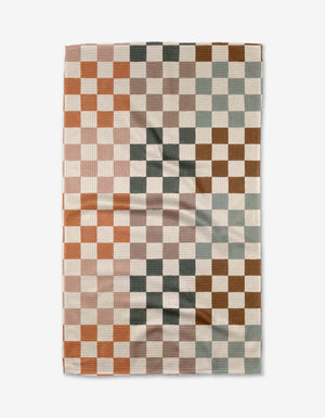 Autumn Checkers Kitchen Tea Towel | Geometry – GEOMETRY