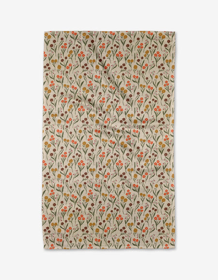 Fall Blossom Tea Towel | Geometry – GEOMETRY