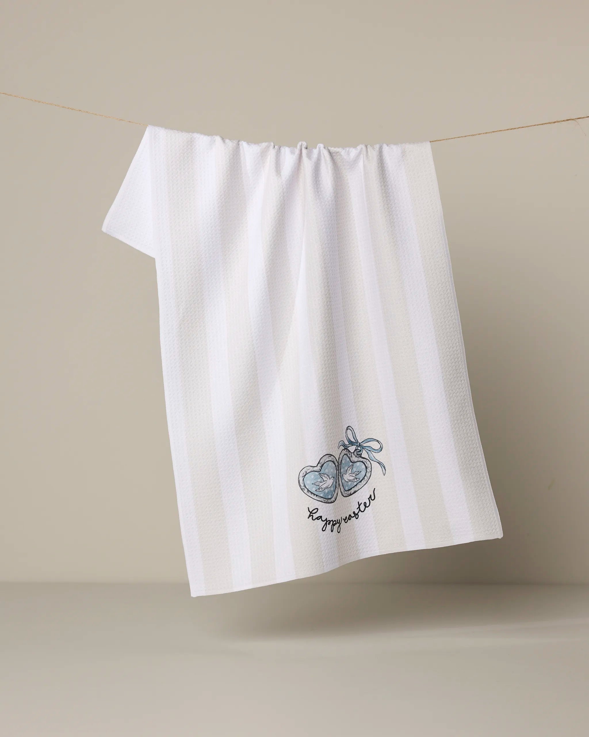 Happy Easter Doves Tea Towel | Geometry – GEOMETRY