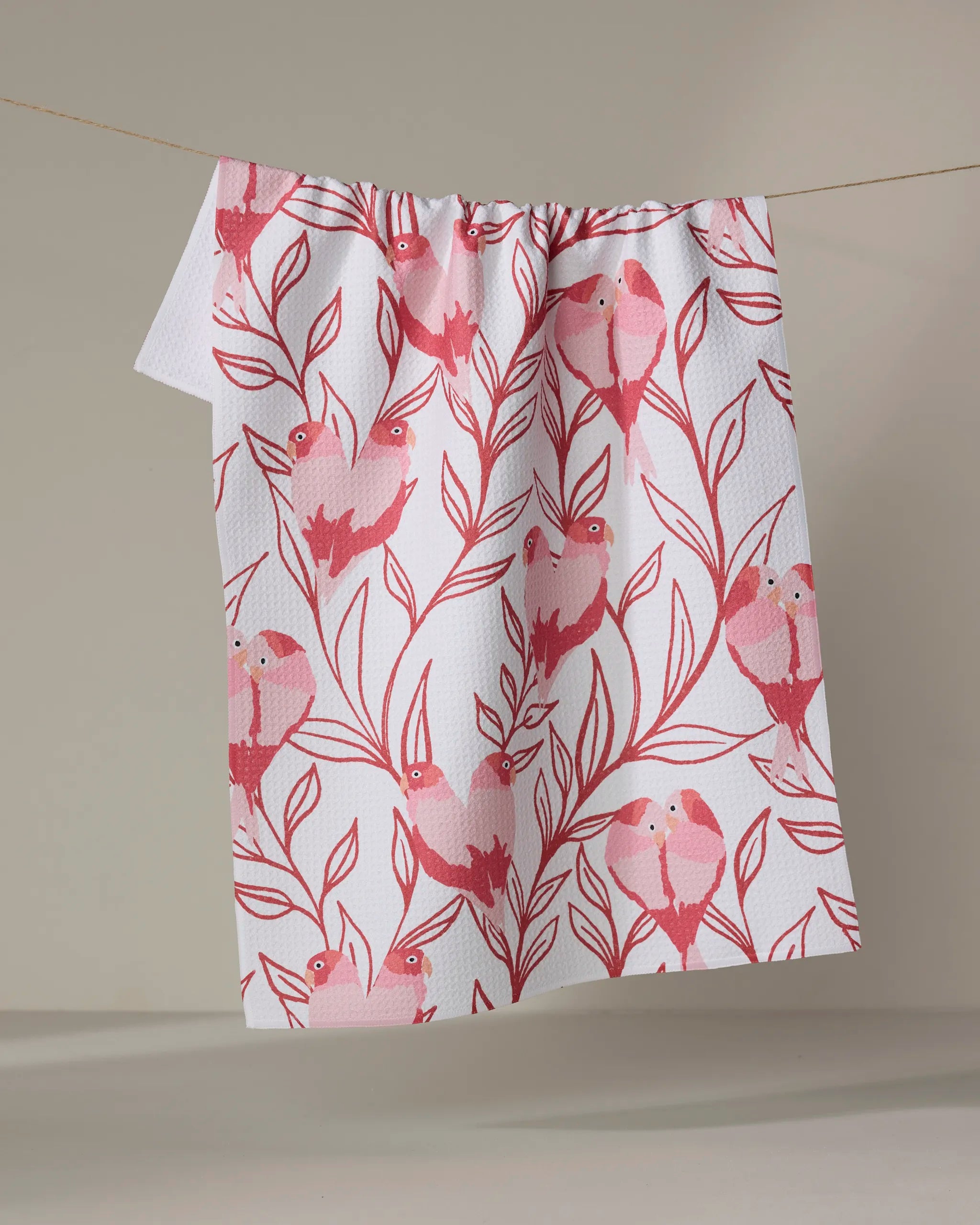 Love Birds Tea Towel | Geometry – GEOMETRY