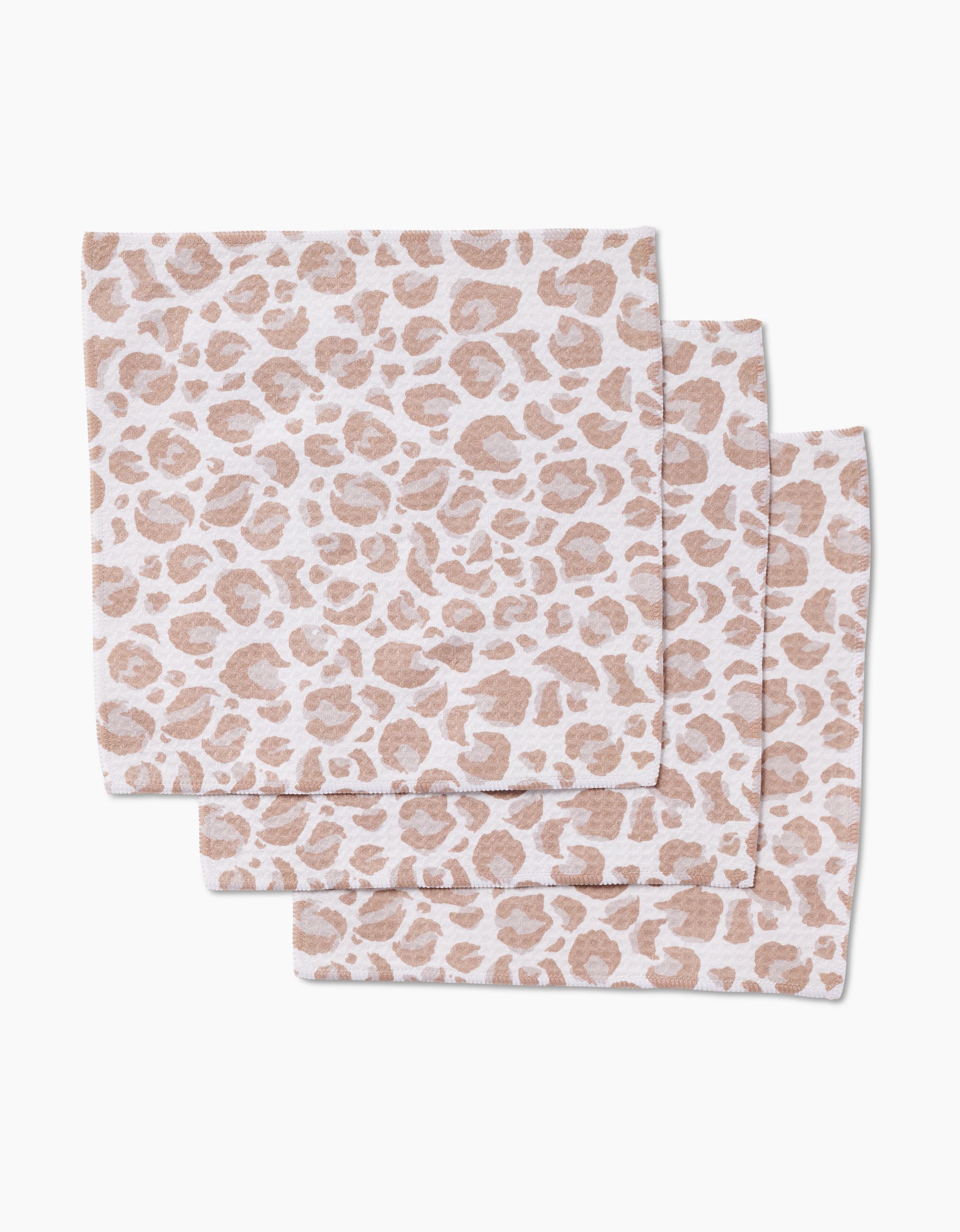 Light Leopard Luxe Washcloth Set | Geometry – GEOMETRY