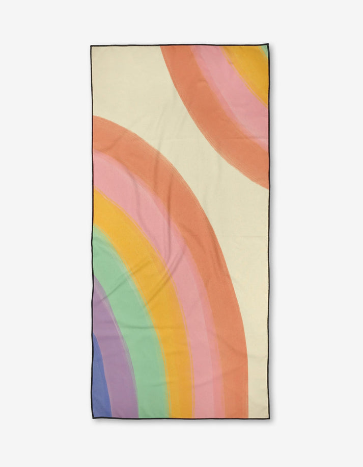 Rainbow Micro-loop Beach Towel | Geometry – GEOMETRY