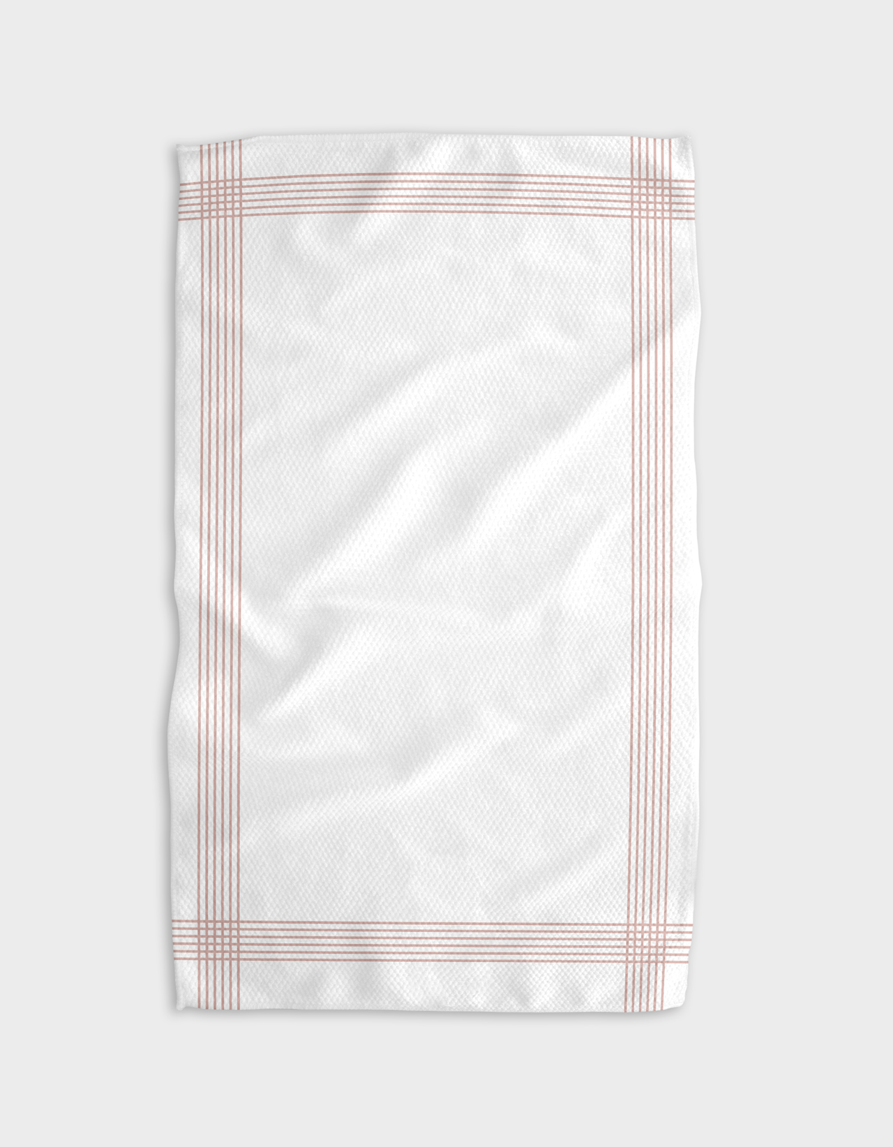 Borderline Dusty Rose Kitchen Tea Towel | Geometry – GEOMETRY